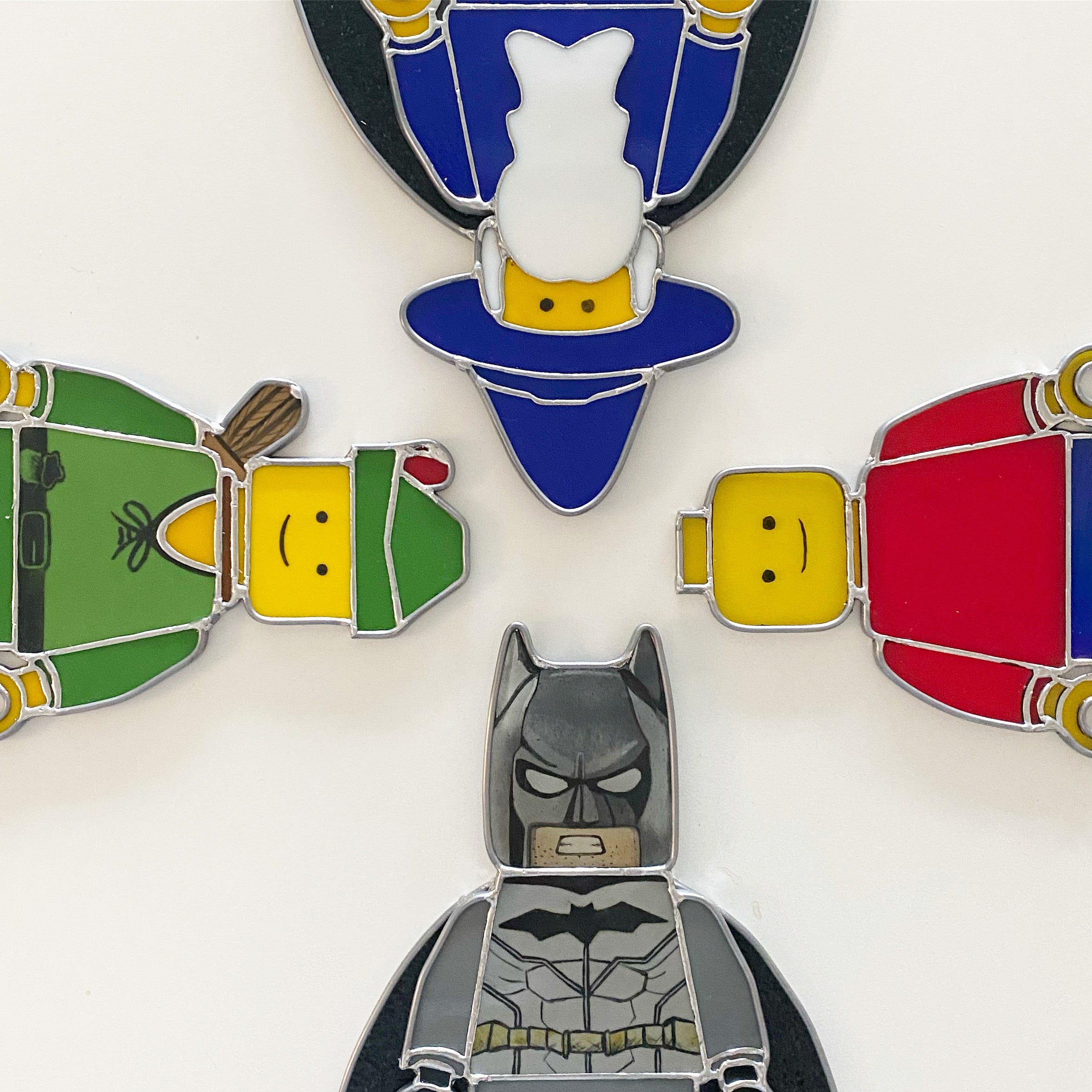 Celebrating Lego Day 2024 with Stained Glass Lego Minifigures