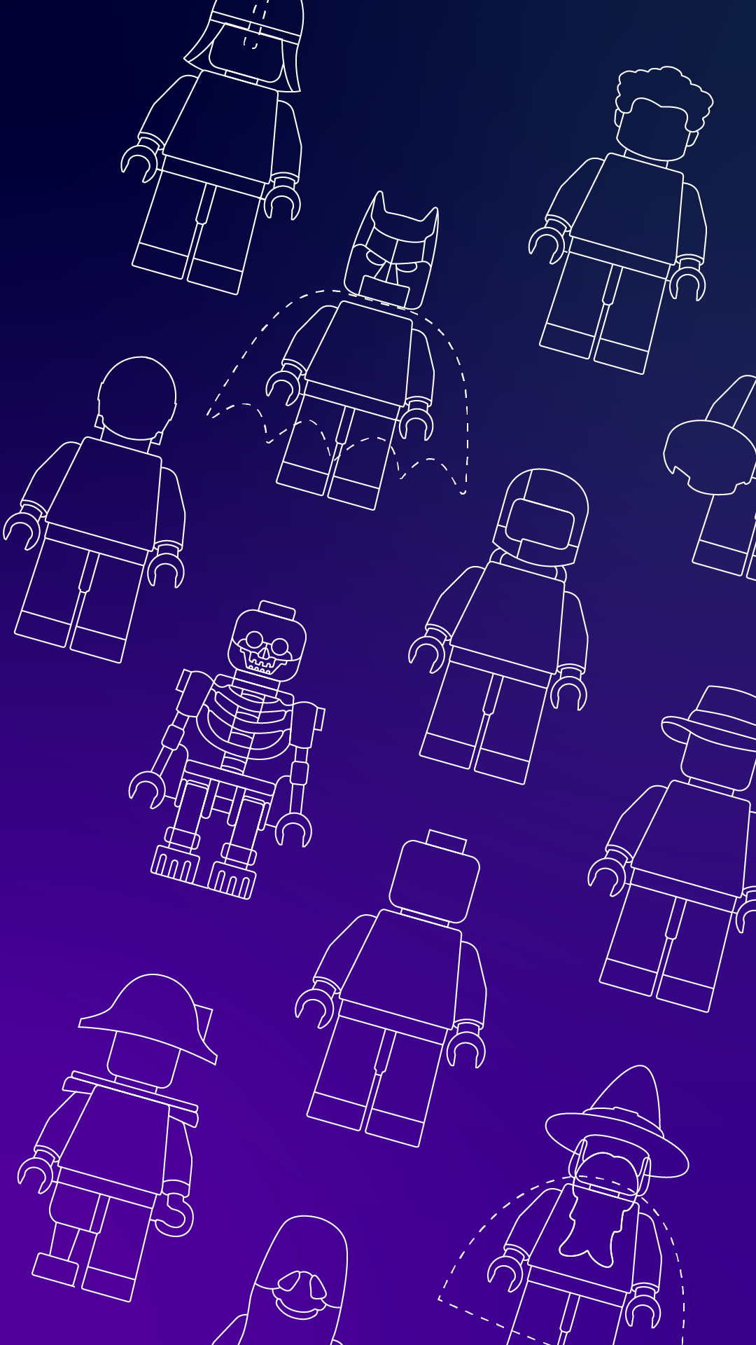 Lego Minifigures Inspired Stained Glass