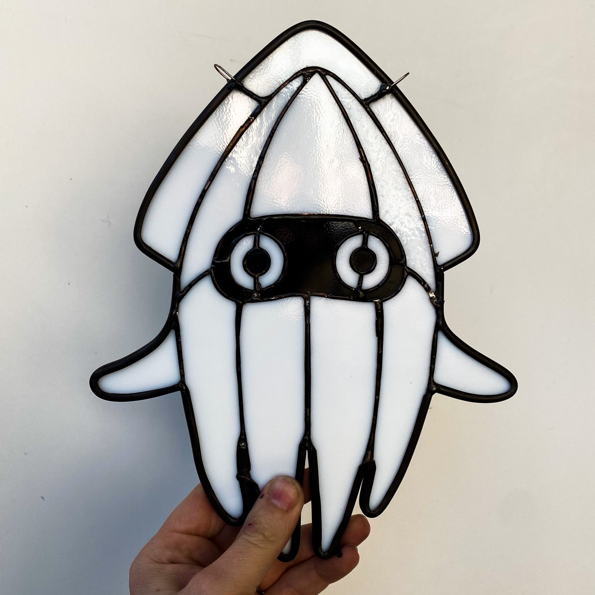 Blooper Inspired Stained Glass Art