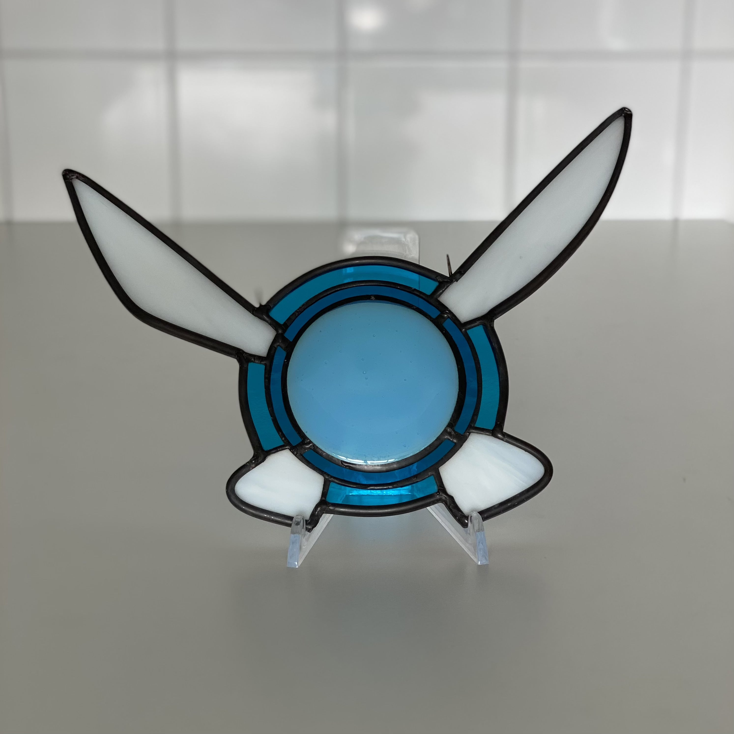The Legend of Zelda's Navi Fairy Inspired Stained Glass Art