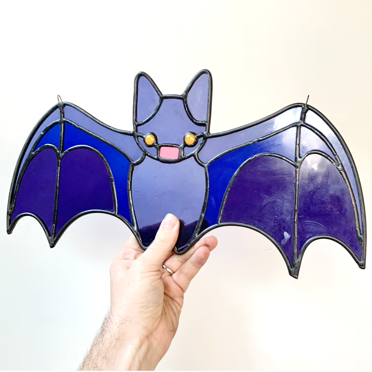 Halloween Bat (2021) Stained Glass Art