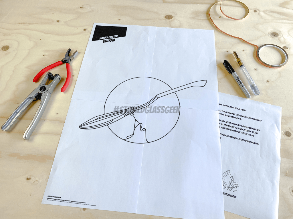 how to draw harry potter on a broomstick