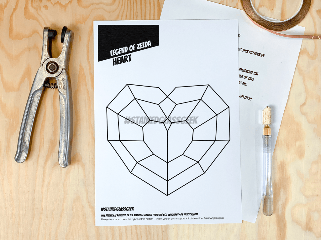 Zelda Heart Piece Drawing